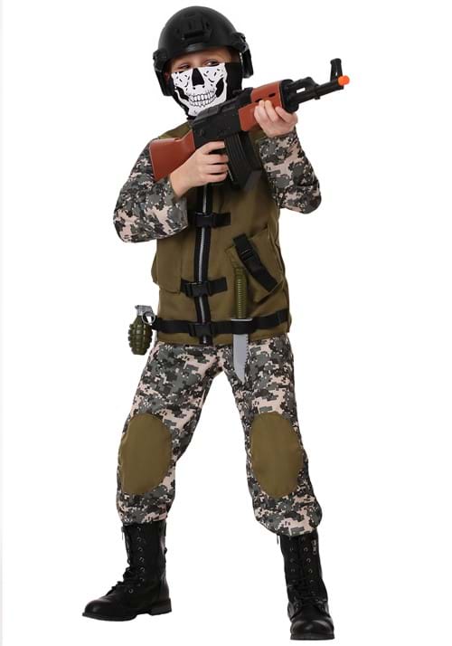 Kids Camo Trooper Costume W/ Accessories | Exclusive