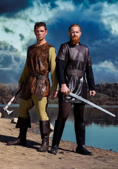 Plus Size Vikings Ragnar Lothbrok Men's Costume | Vikings Costumes