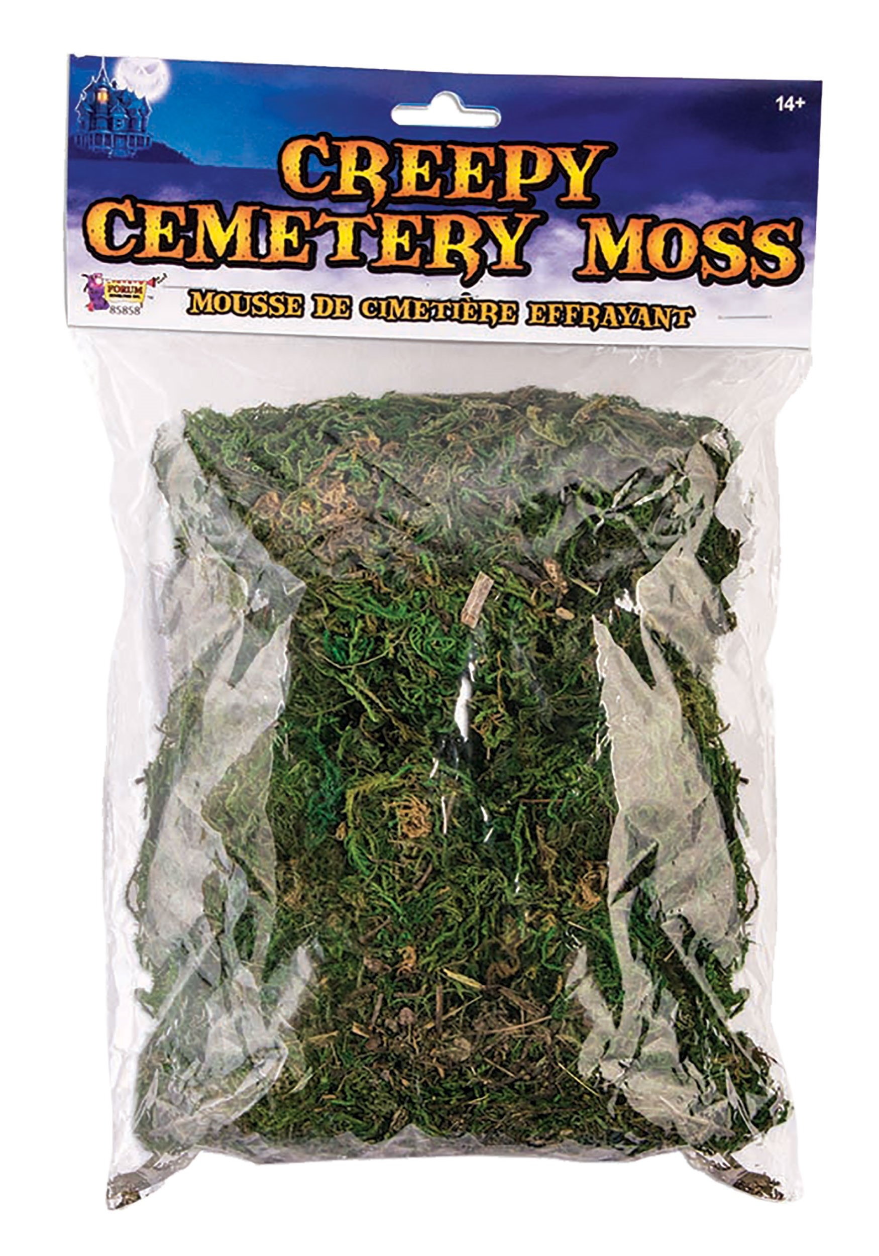 Creepy Cemetery Moss Decoration