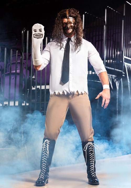 Men's WWE Mankind Costume | Sports Costumes