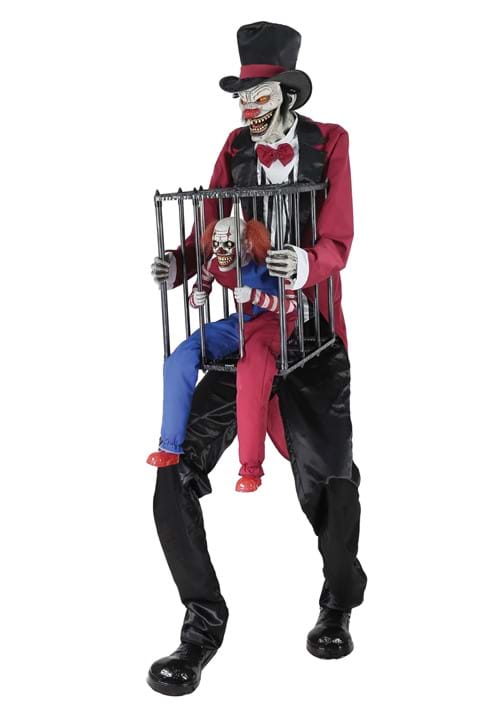 7FT Animated Rotting Ringmaster Prop | Evil Clown Decorations