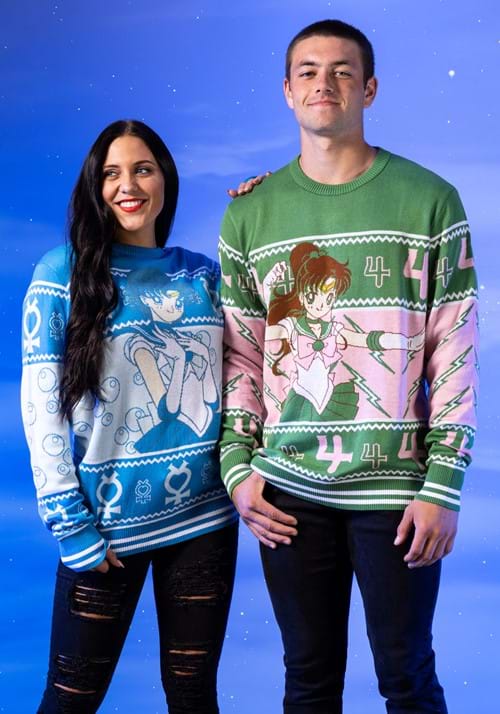 Sailor Moon Adult Sailor Jupiter Sweater | Holiday Sweaters