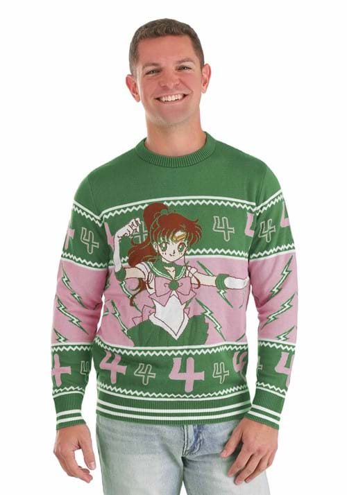 Sailor Moon Adult Sailor Jupiter Sweater | Holiday Sweaters