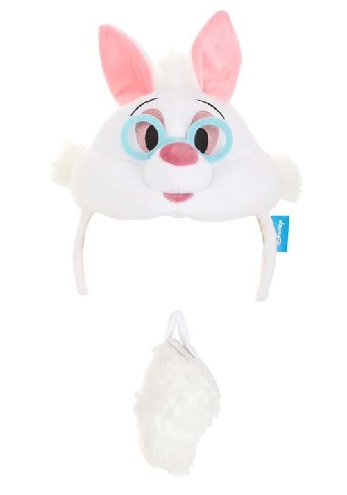 White Rabbit Plush Headband & Tail Kit
