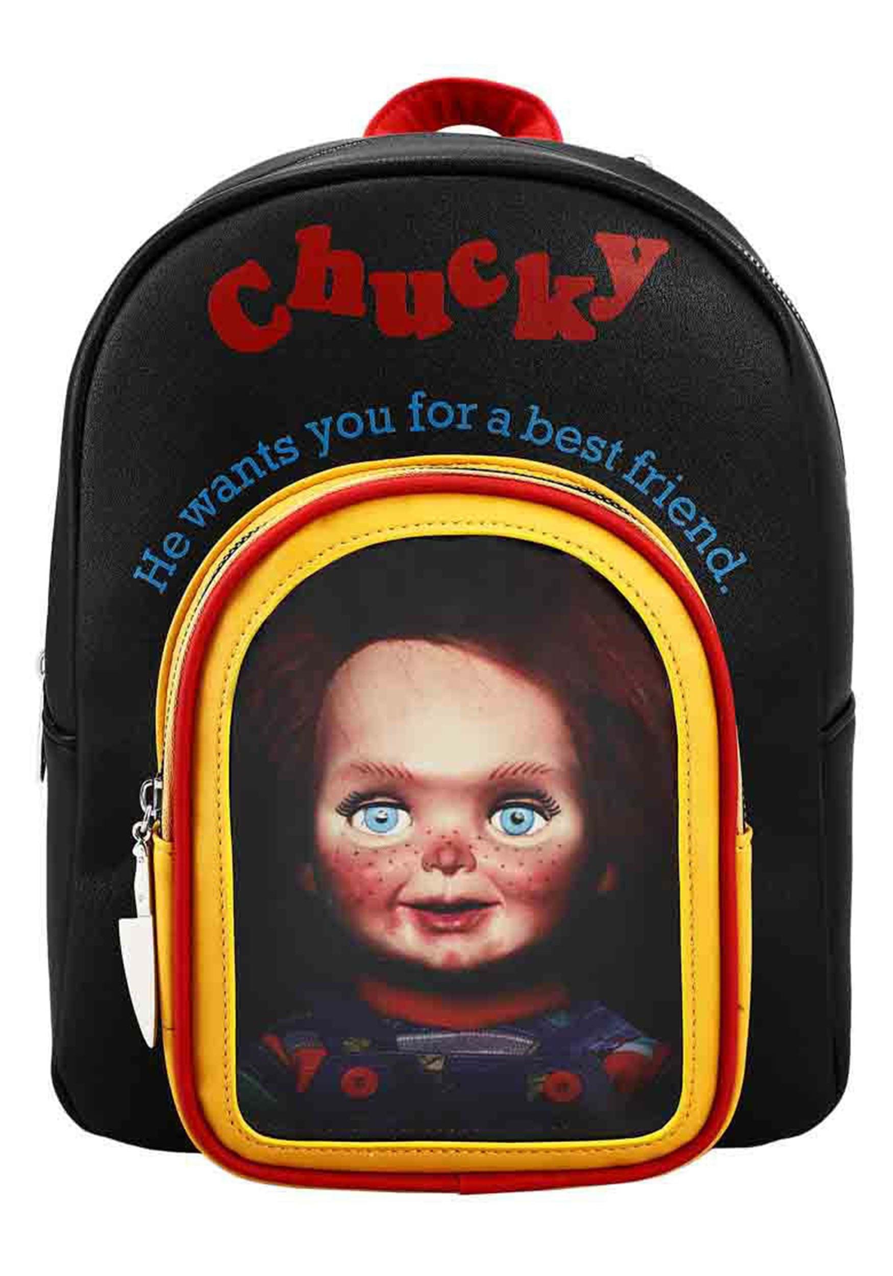 Toy Box Clear Pocket Mini Chucky Backpack