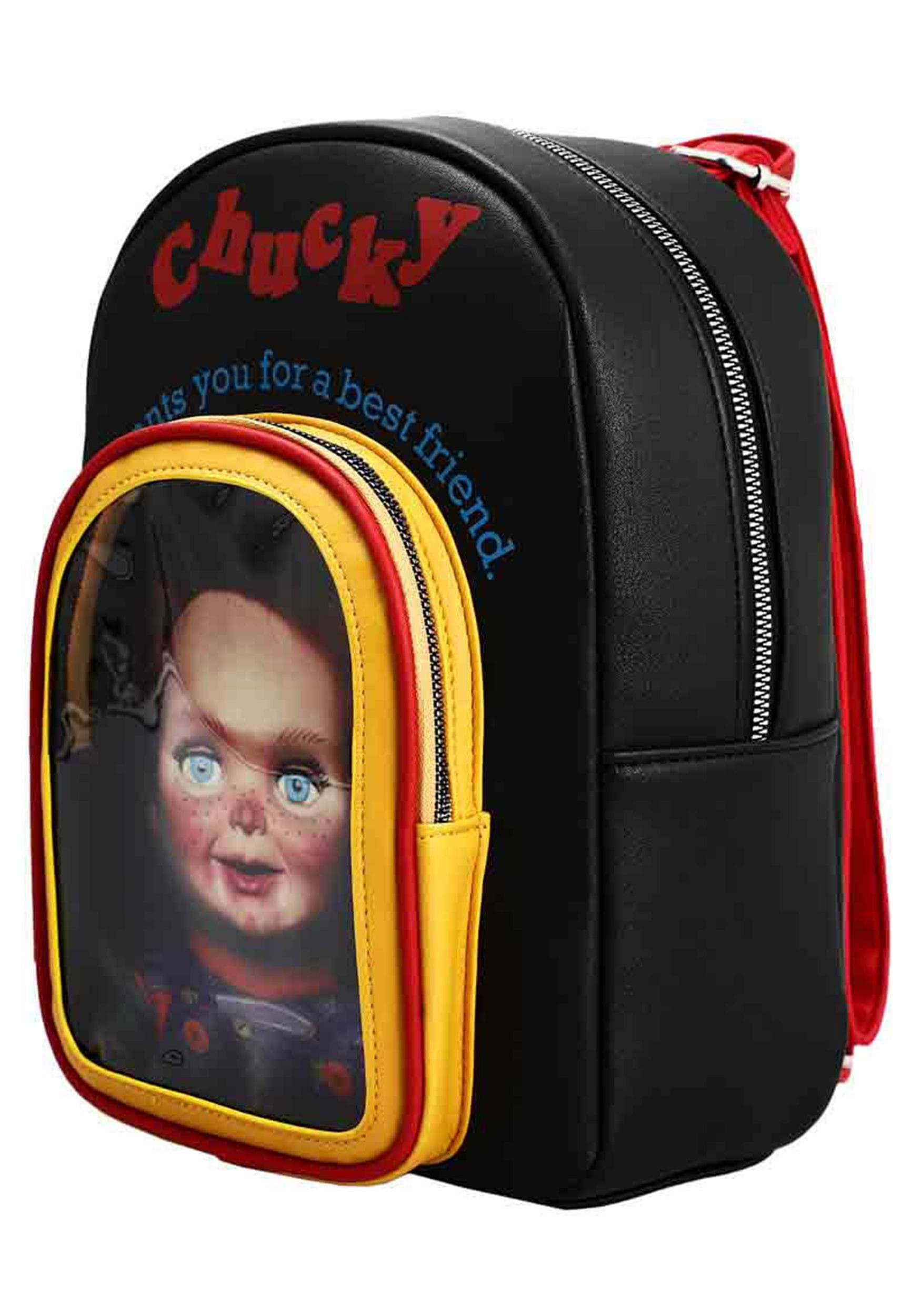 Toy Box Clear Pocket Mini Chucky Backpack