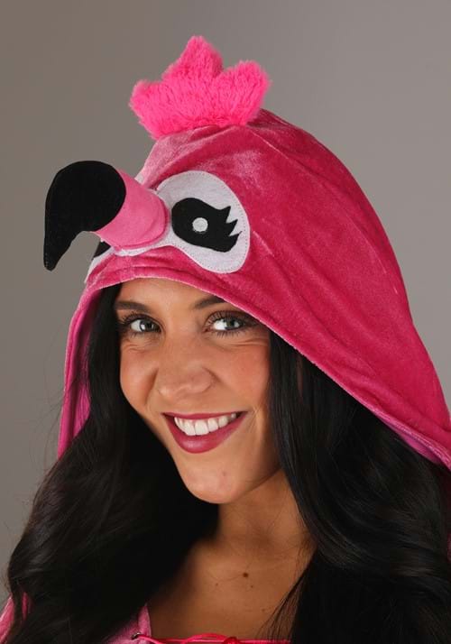 Women's Plus Size Feisty Flamingo Costume | Adult Bird Costumes