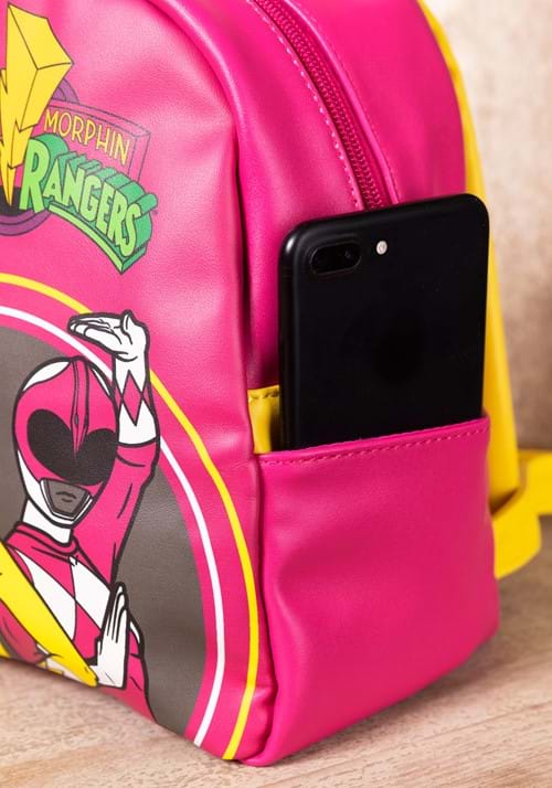 Power Rangers Pink & Yellow Mini Backpack | Power Rangers Accessories