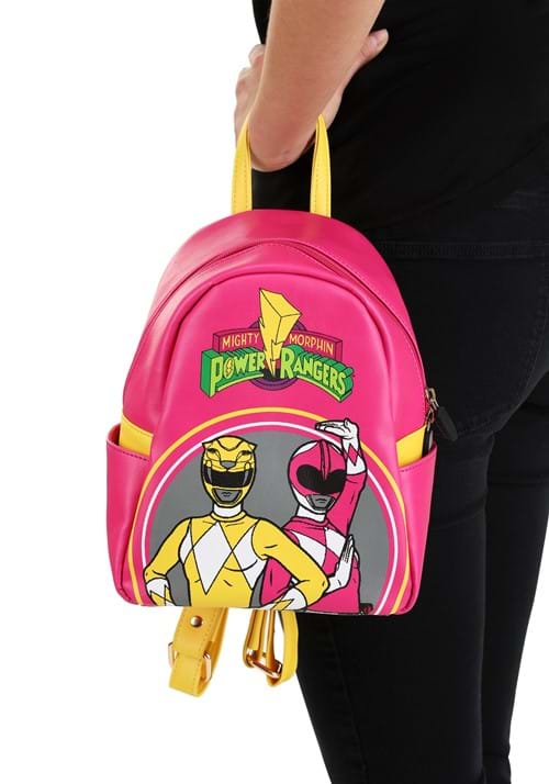 Power Rangers Pink & Yellow Mini Backpack | Power Rangers Accessories