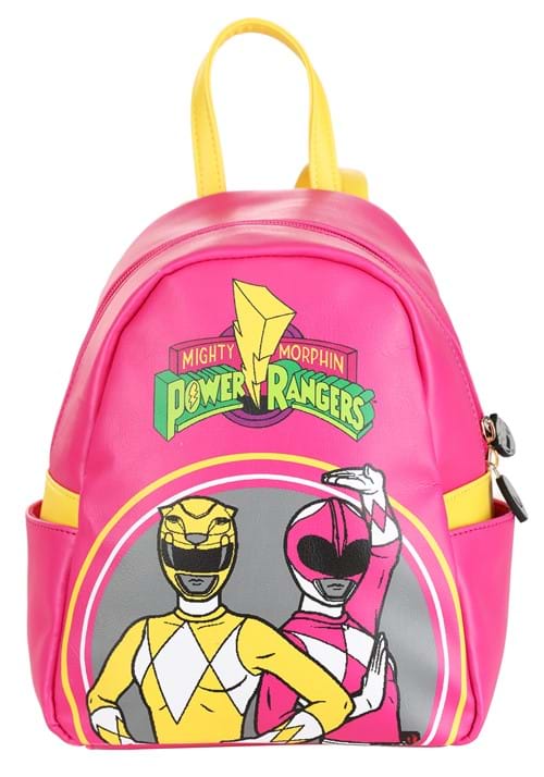 Power Rangers Pink & Yellow Mini Backpack | Power Rangers Accessories