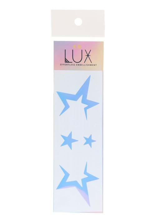 Holographic JamStar Face Decals in Electric Opal