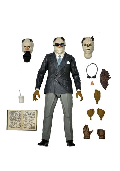 Universal Monsters Invisible Man 7-Inch Scale Action Figure | Universal ...