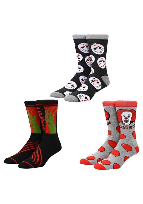 13 Days of Scary Horror Icon Socks Box Set | Halloween Socks