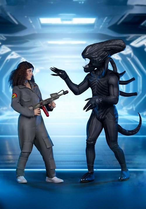 Adult Plus Size Alien Premium Xenomorph Costume | Alien Costumes