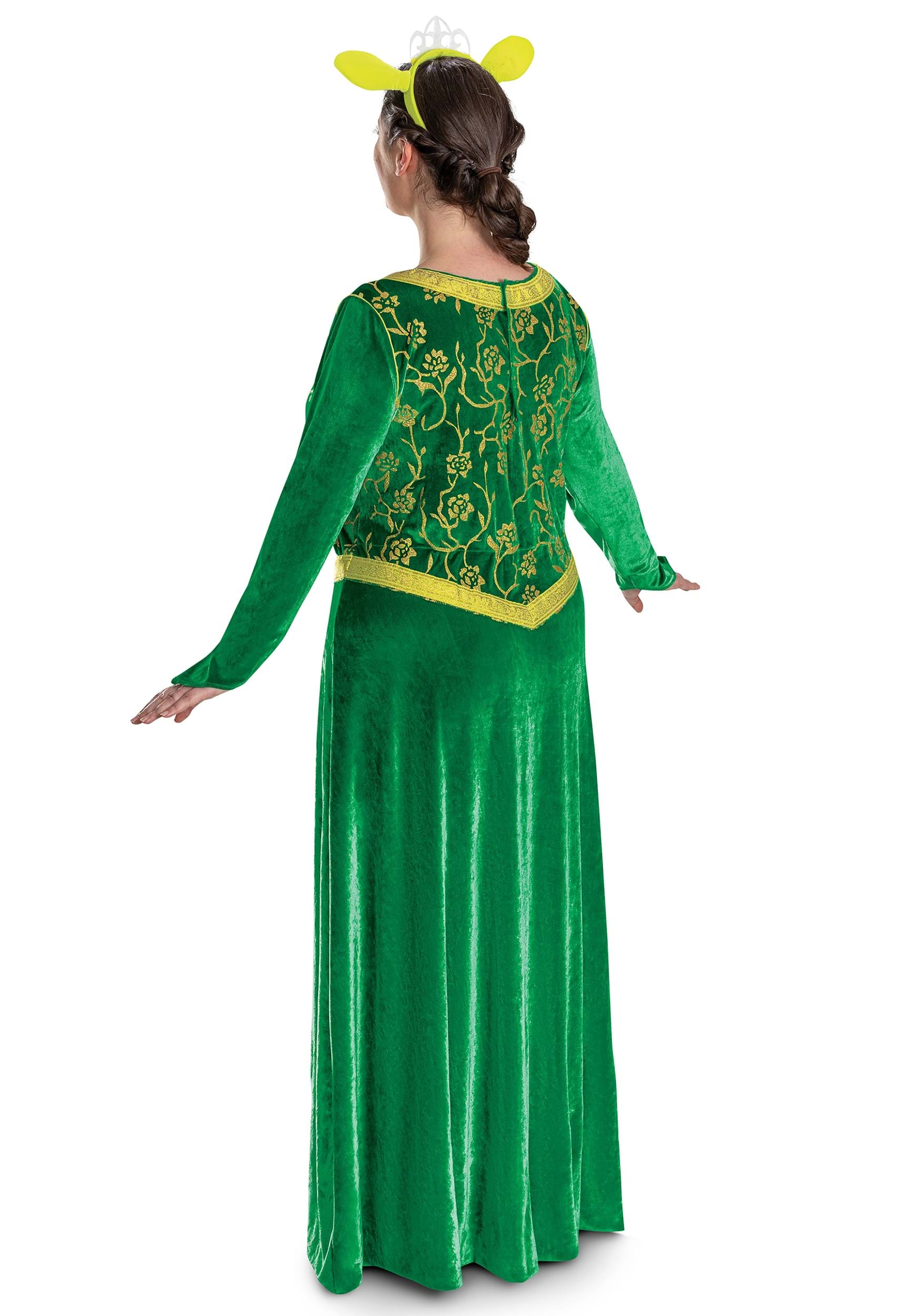 Women's Deluxe Shrek Fiona Costume Dress | Shrek Costumes