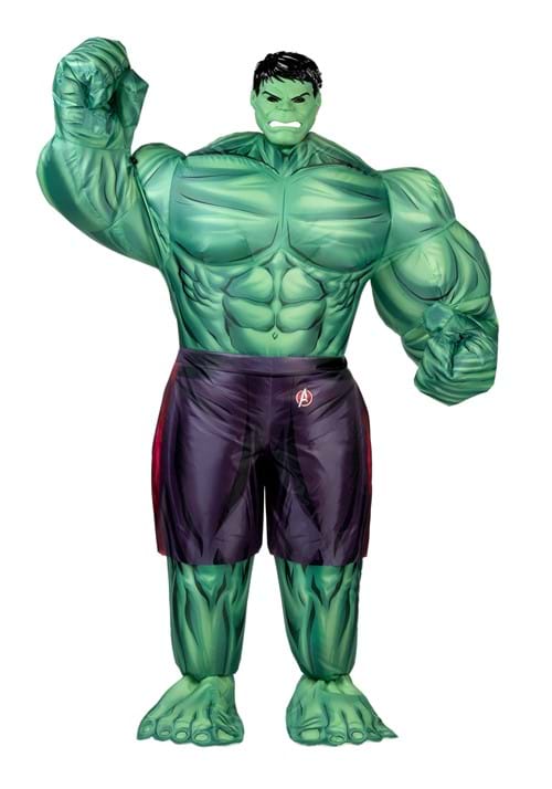 Marvel Inflatable Adult Incredible Hulk Costume | Marvel Costumes