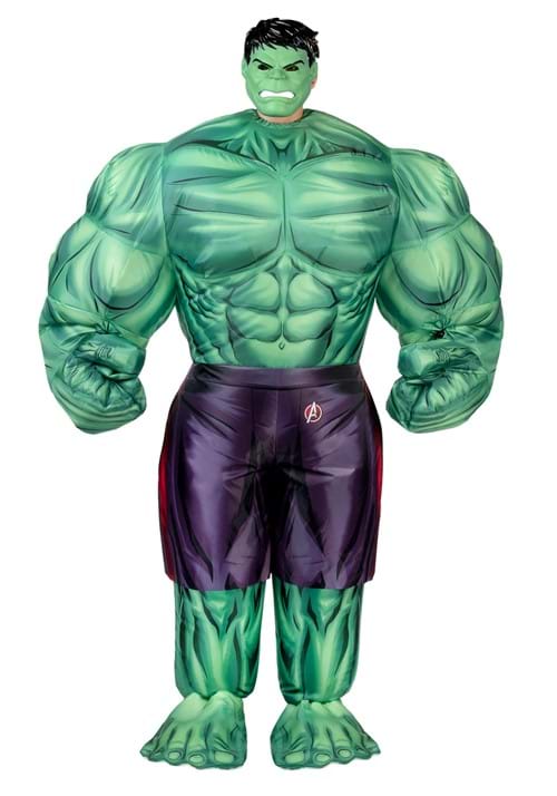 Marvel Inflatable Adult Incredible Hulk Costume | Marvel Costumes