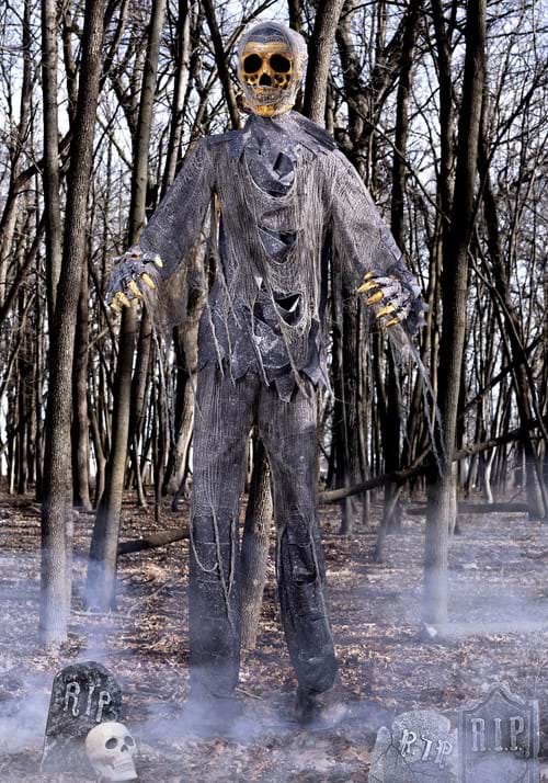 12FT Lighted Zombie Animatronic | Halloween Animatronics