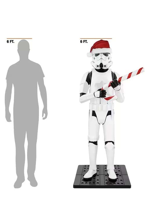 6FT Animated Star Wars Christmas Stormtrooper Decoration | Animatronics
